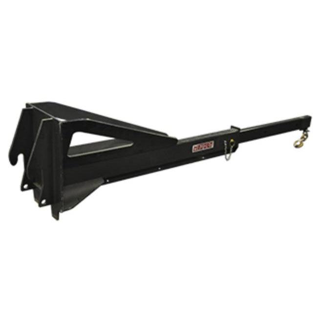 TELEHANDLER QUICK ATTACH ADJUSTABLE JIB | HAUGEN – SkidSteerCabs.com